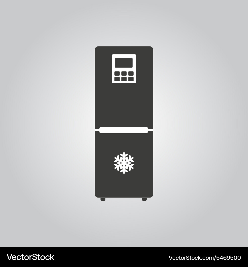 Icebox icon fridge and refrigerator symbol Vector Image