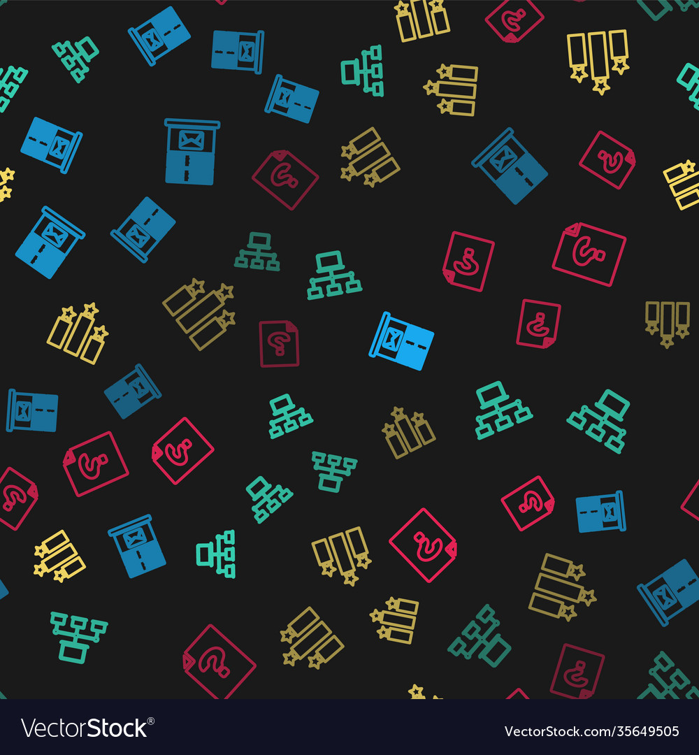 Set line mail server computer network ranking Vector Image Set line mail server computer network ranking Vector Image