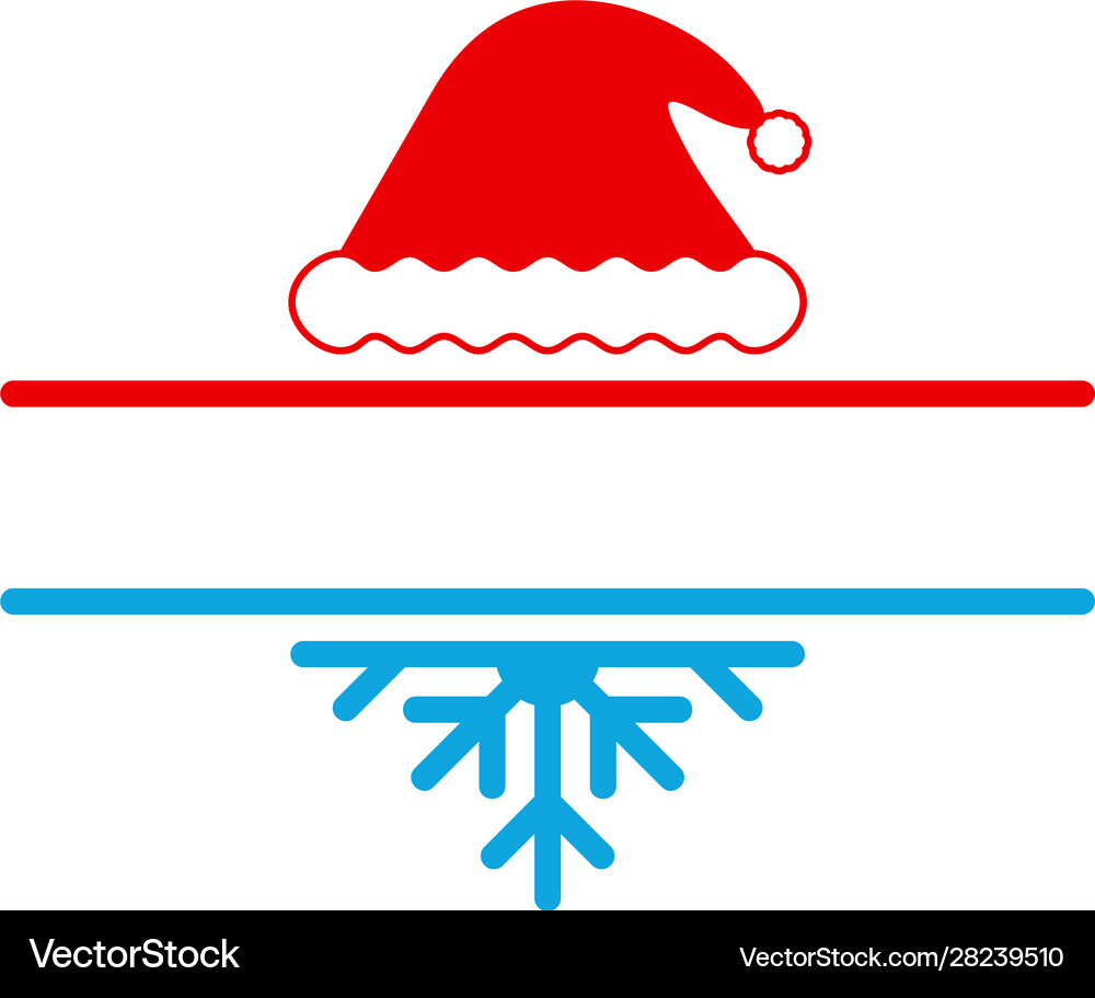Christmas icon logo design template with many Vector Image