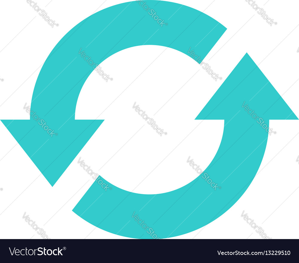 Flat Loop Icon Repeat Sign Reload Interface Button