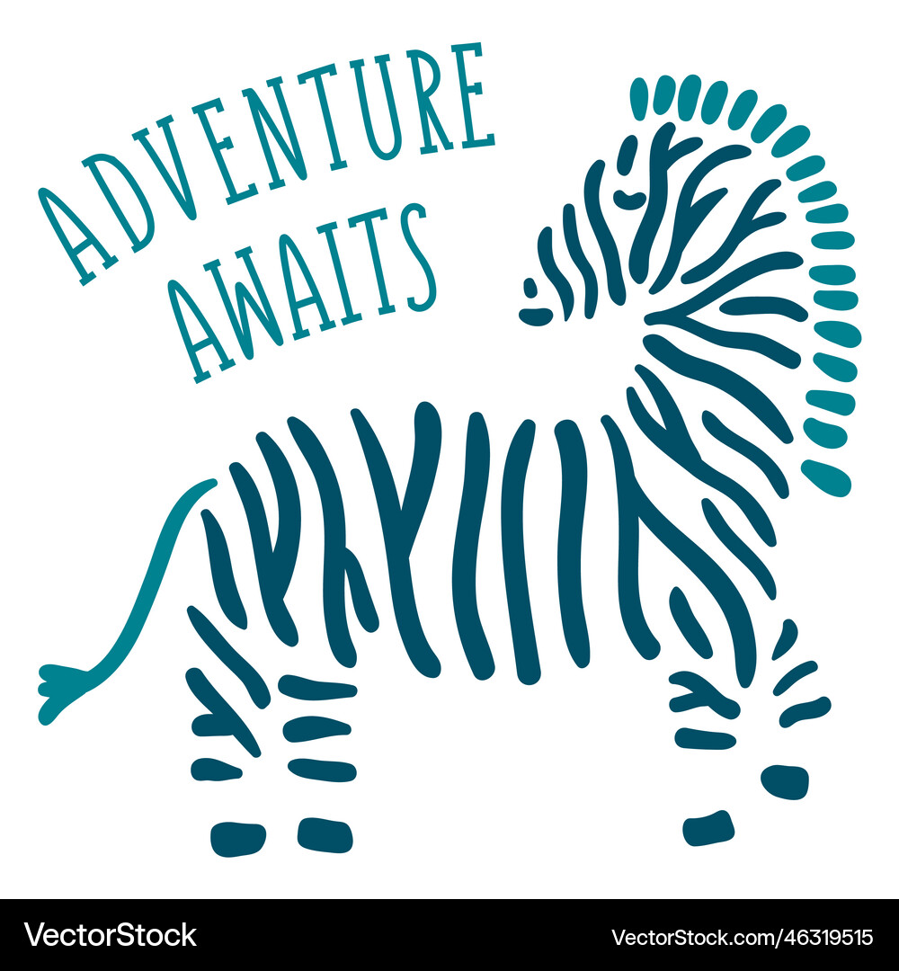 Adventure awaits badge Royalty Free Vector Image