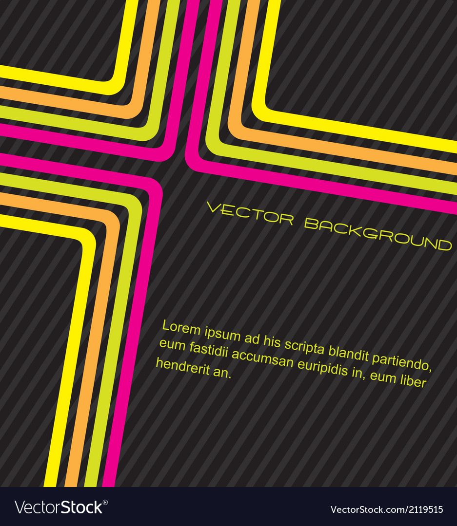 Colorful lines background Royalty Free Vector Image