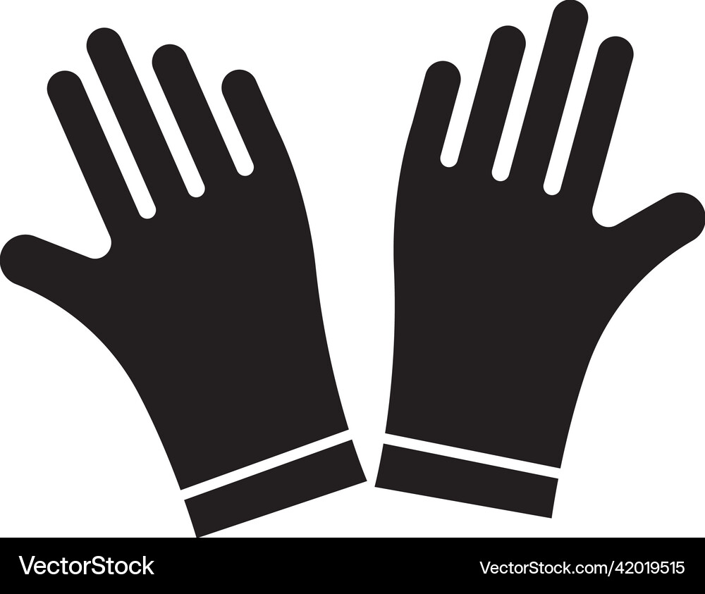 Medical gloves icon Royalty Free Vector Image - VectorStock