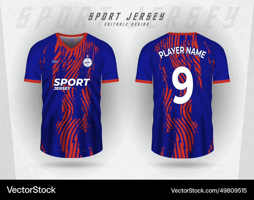 Mockup for sports jerseys Royalty Free Vector Image