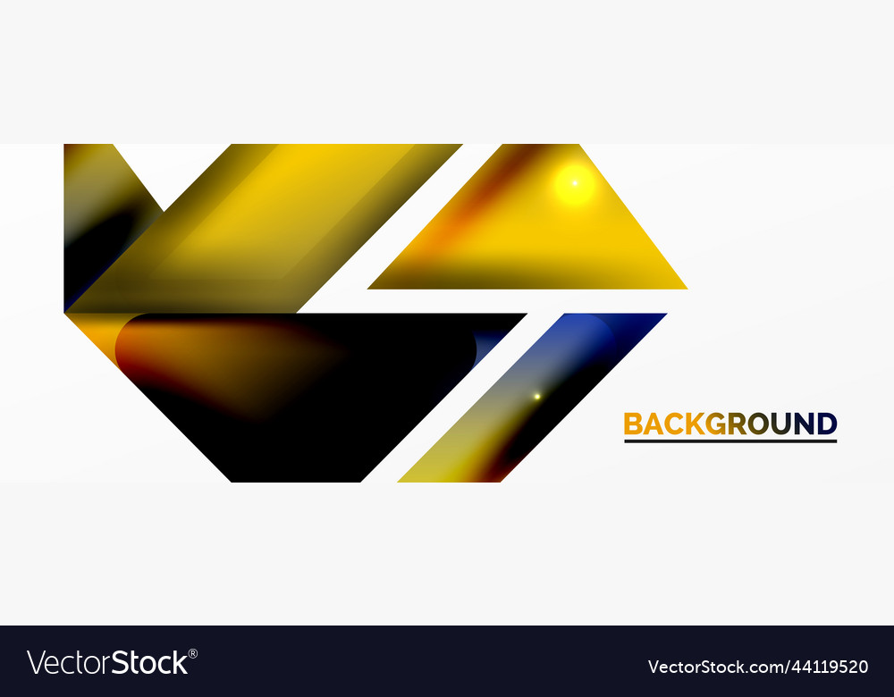 Abstract background simple color geometric shapes Vector Image