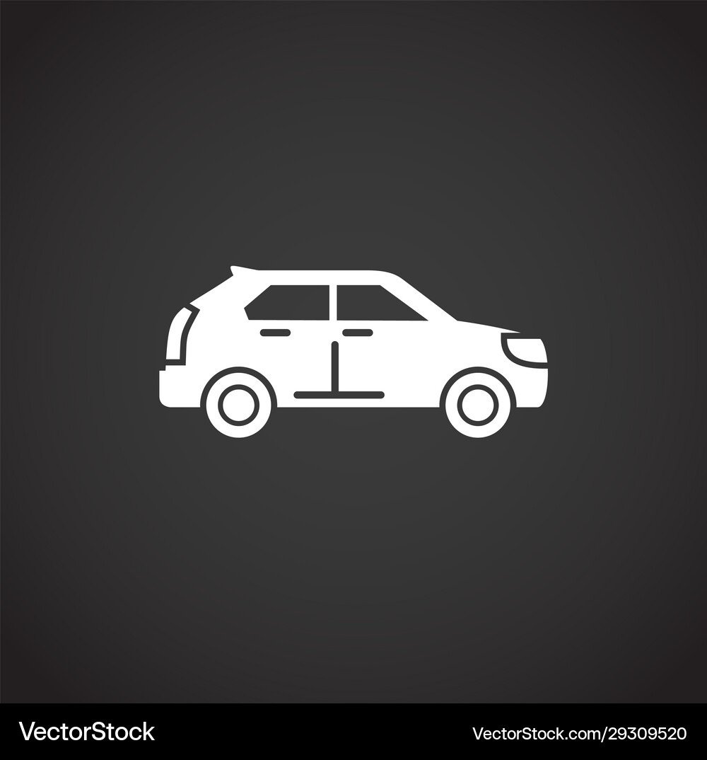 Car related icon on background for graphic and web