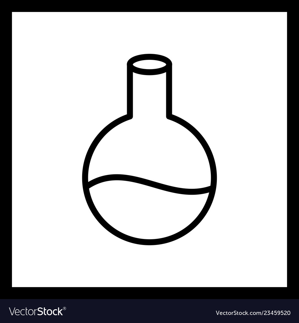Flask icon Royalty Free Vector Image - VectorStock
