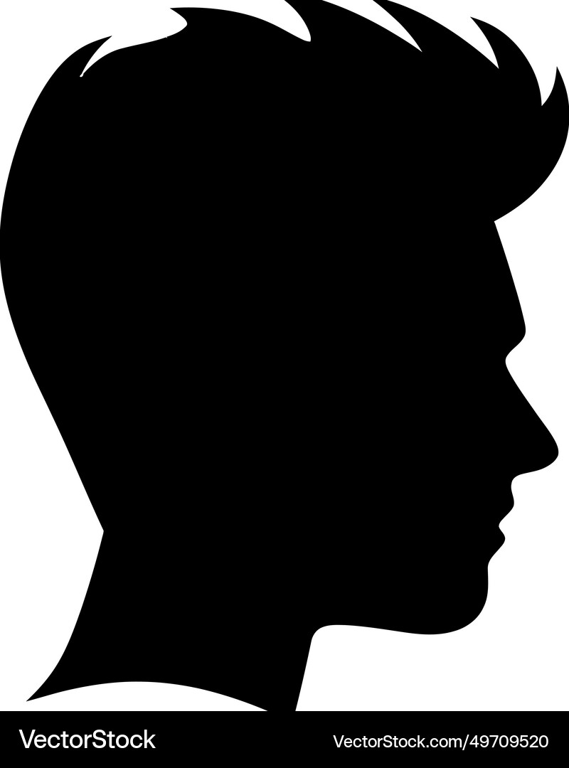 Hair style pompadour icon Royalty Free Vector Image