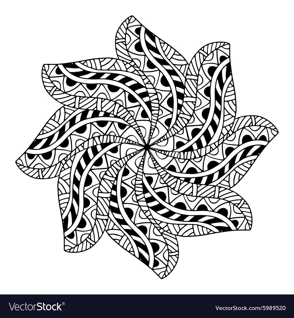 Seamless black pattern Royalty Free Vector Image
