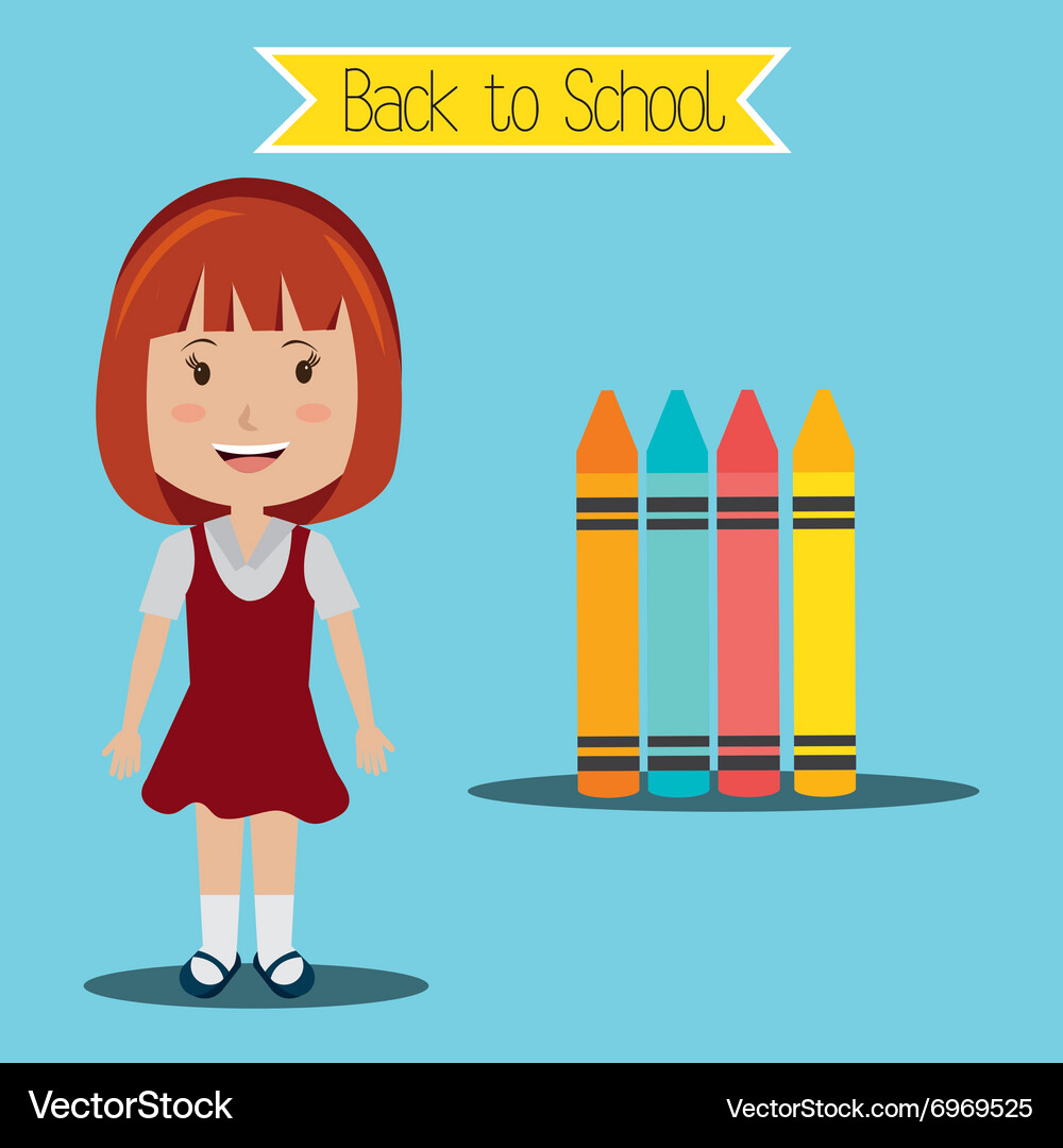 Back to school season Royalty Free Vector Image