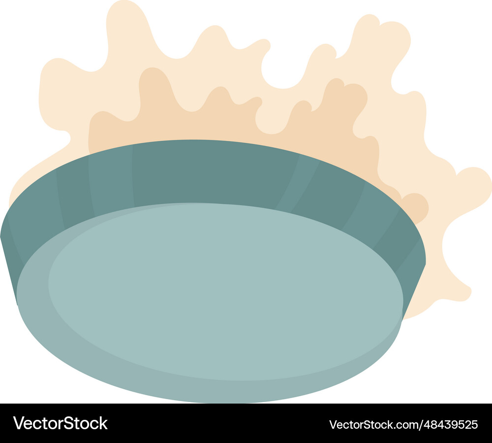 Isolated pie prank april fools day Royalty Free Vector Image