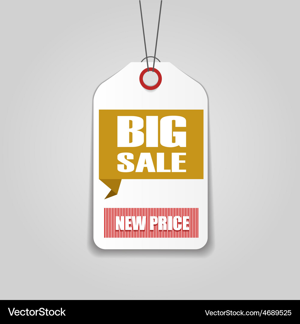 Sale tags Royalty Free Vector Image - VectorStock