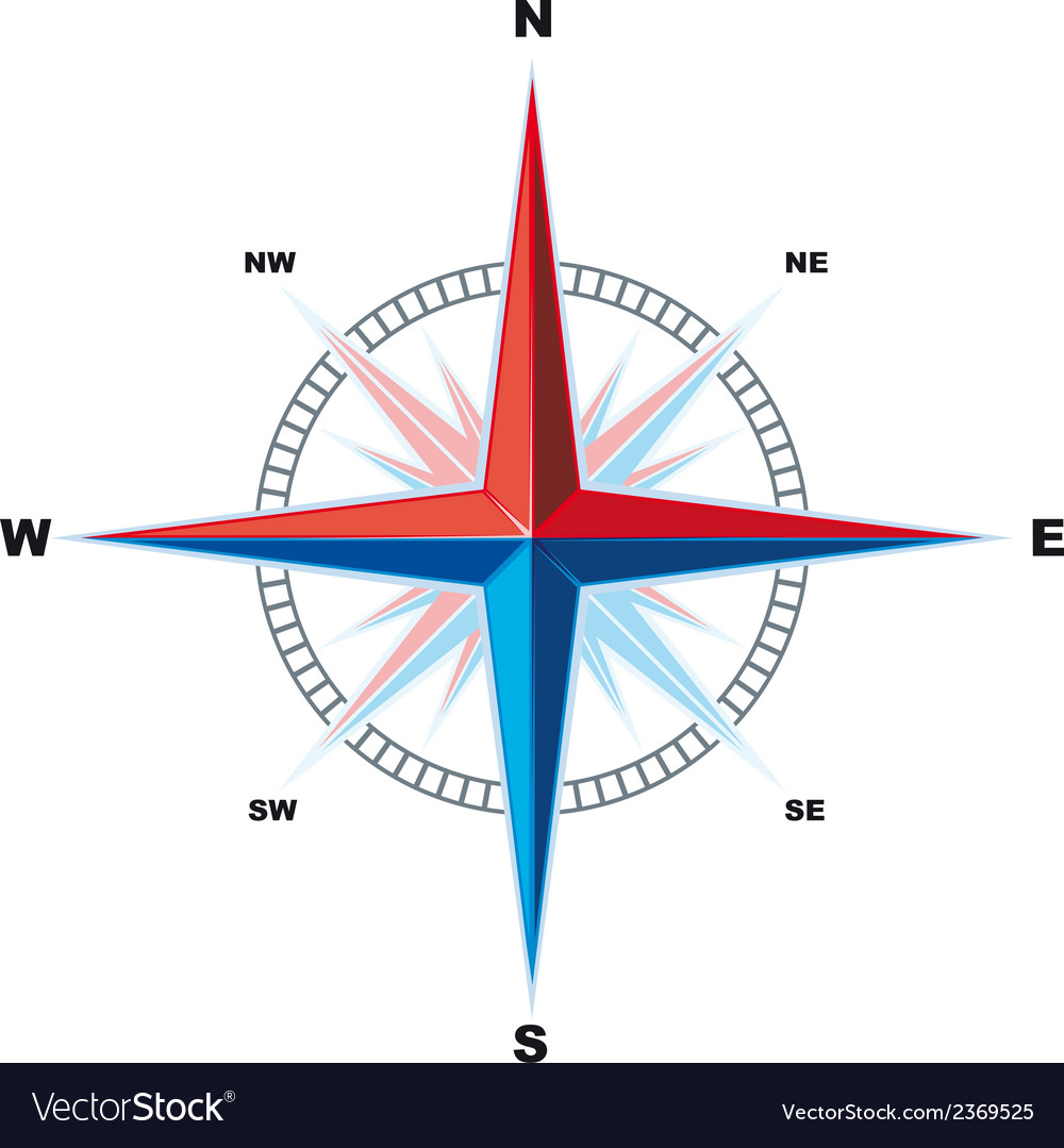Windrose compass Royalty Free Vector Image - VectorStock Windrose compass Royalty Free Vector Image - VectorStock