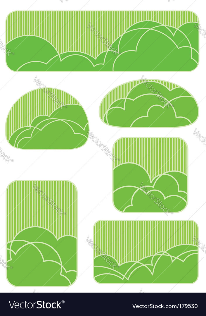 Garden elements Royalty Free Vector Image - VectorStock