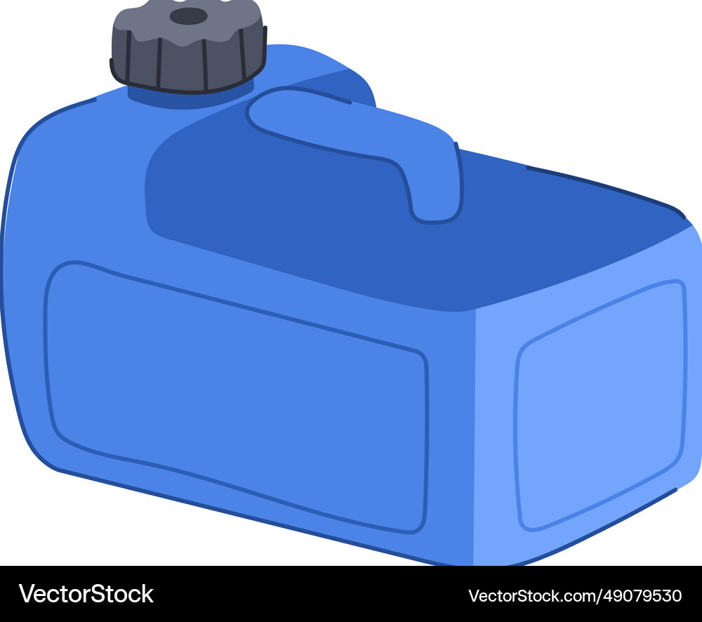 Tank fuel can cartoon Royalty Free Vector Image