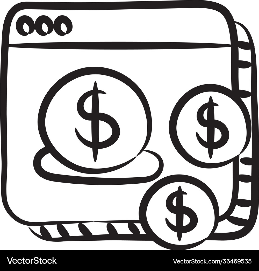 Banking website Royalty Free Vector Image - VectorStock