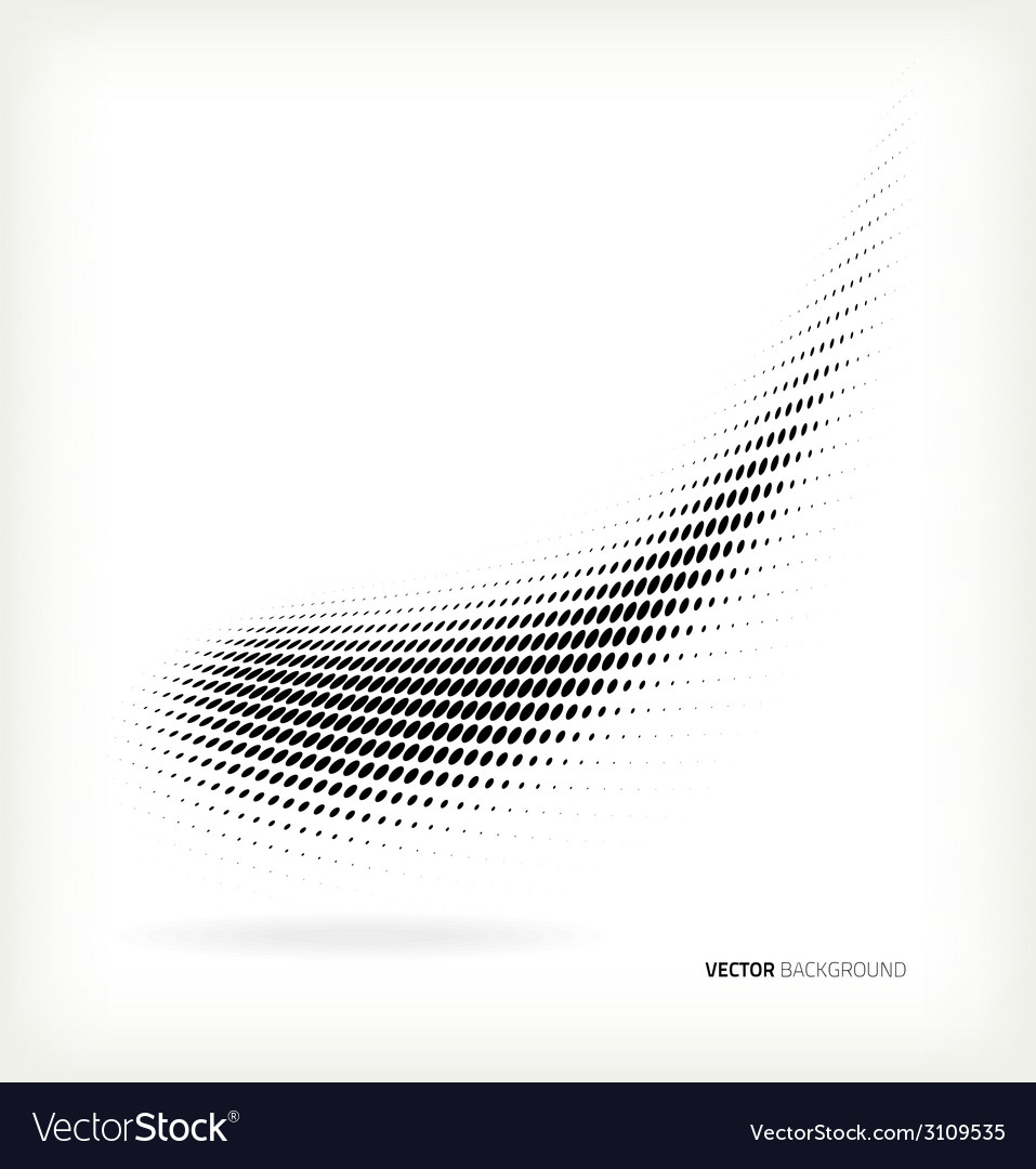 Halftone wave Royalty Free Vector Image - VectorStock