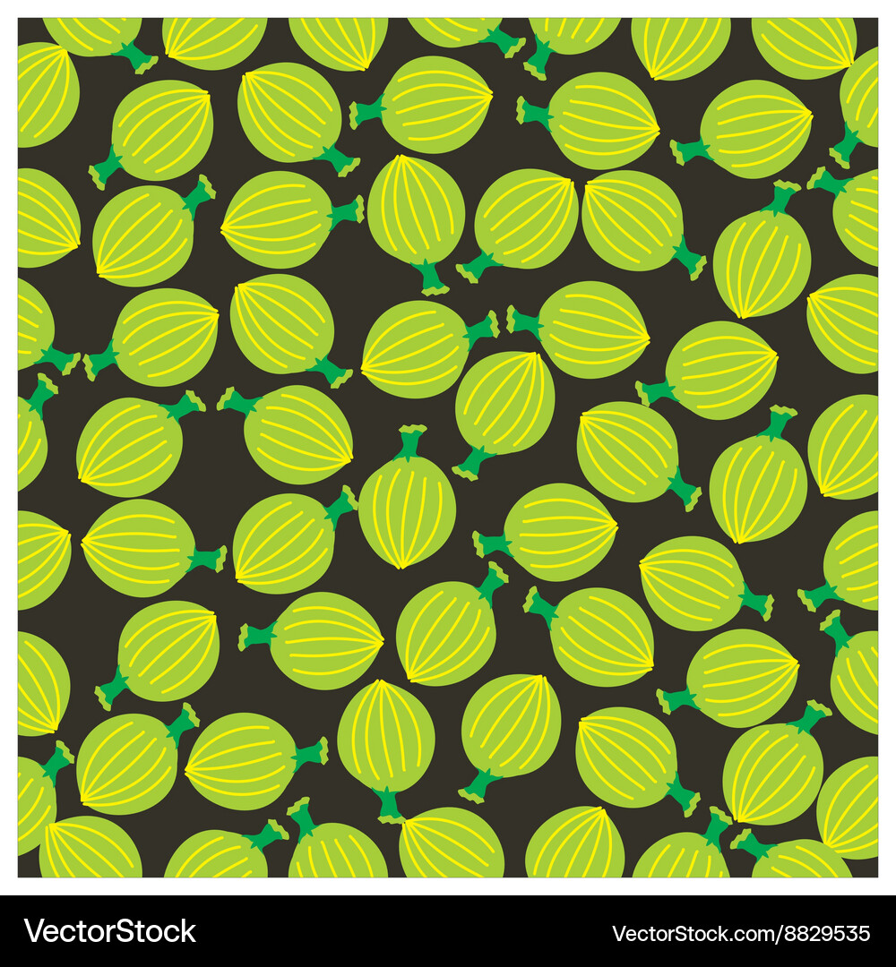 Leavesfruits and flowers seamless pattern Vector Image