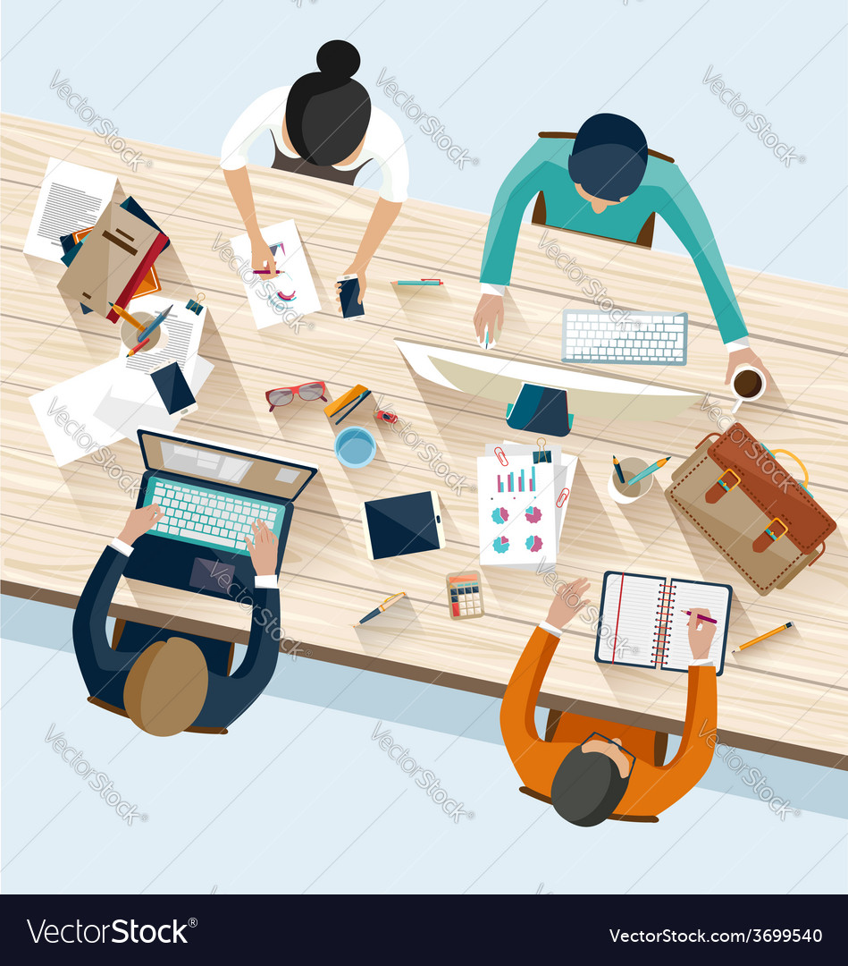 Creative team Royalty Free Vector Image - VectorStock