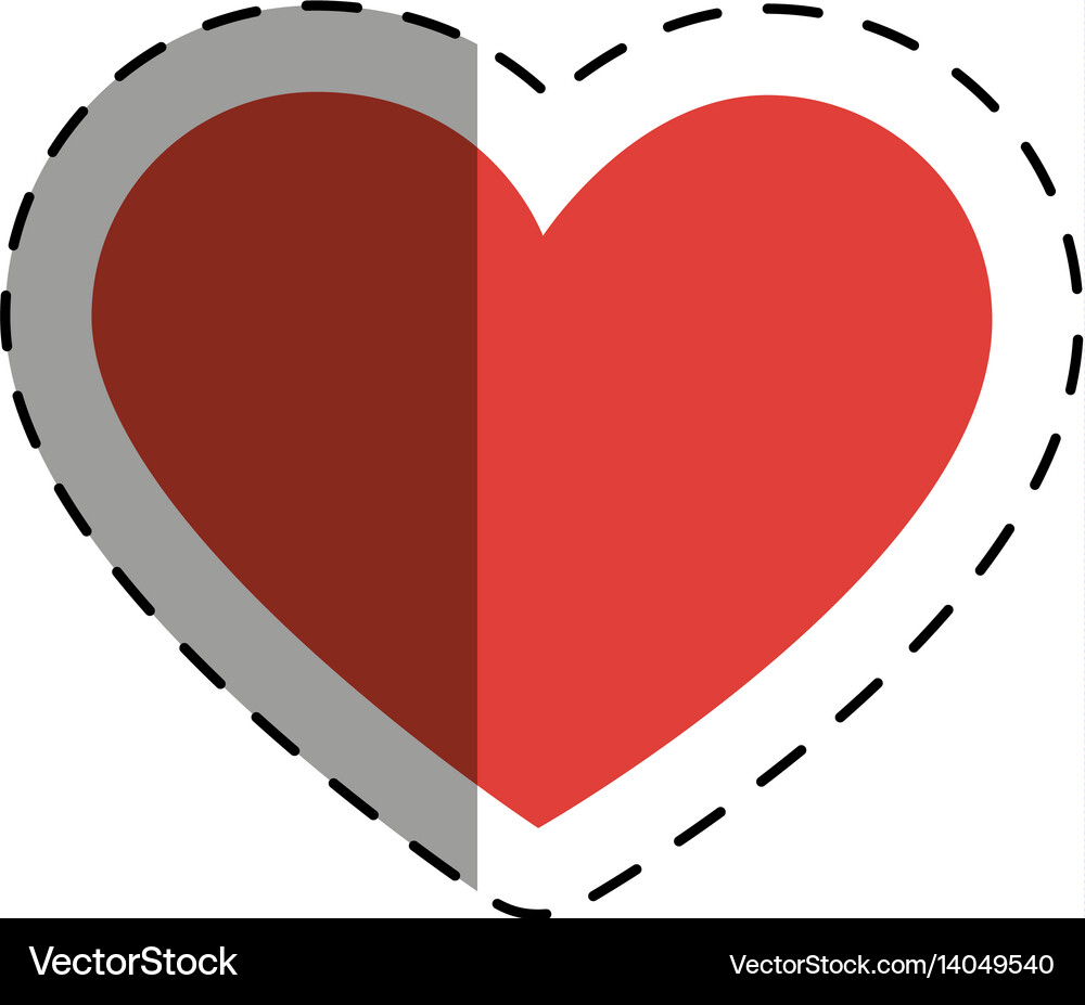 Love card with hearts Royalty Free Vector Image