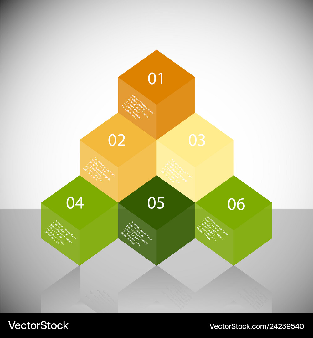 Modern strips infographics 10 options banner Vector Image