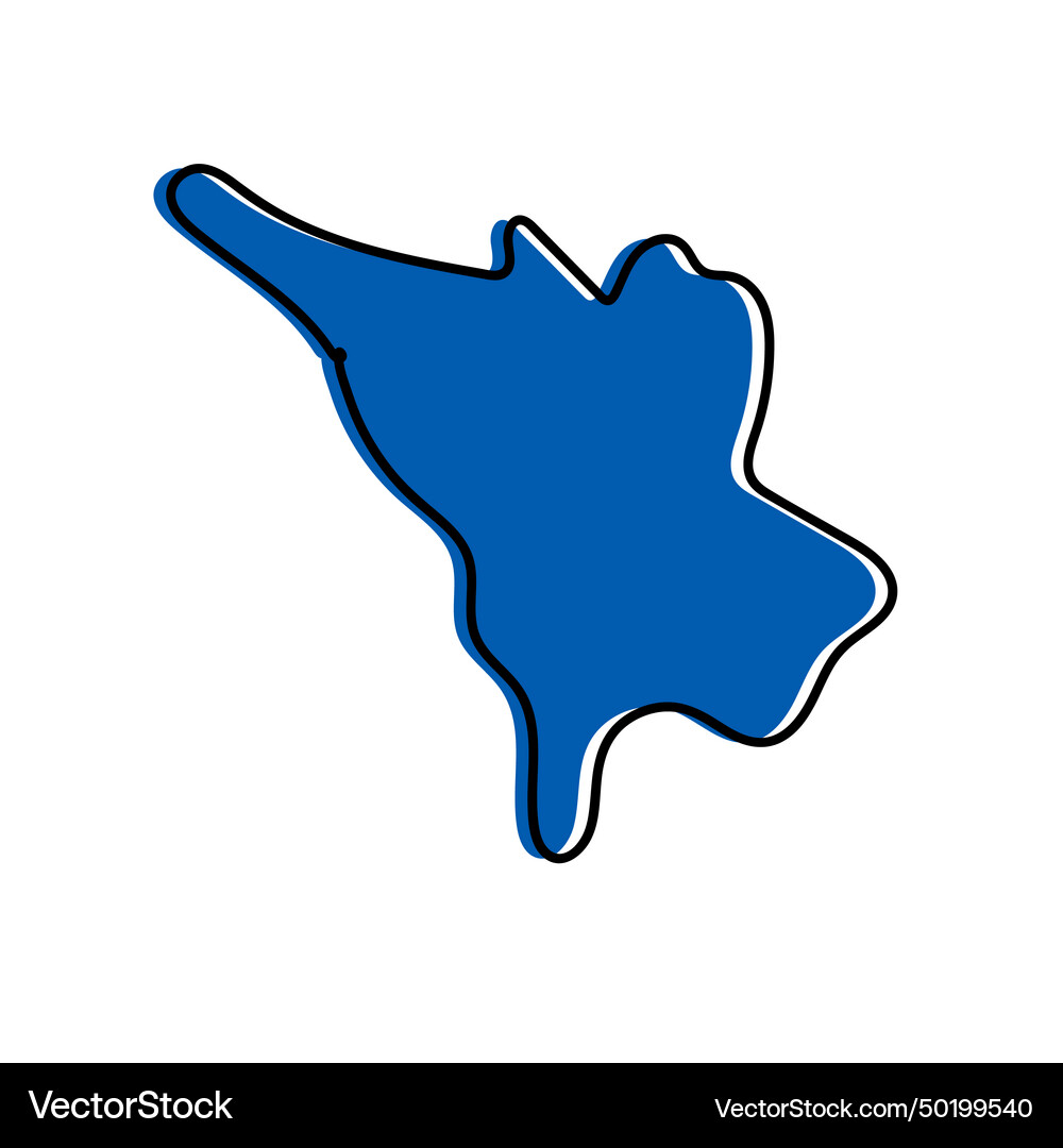 Selangor state of malaysia map Royalty Free Vector Image