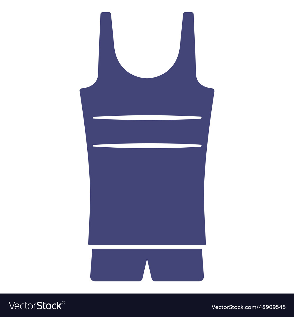 Mans Bathing Suit Cut Out Royalty Free Vector Image