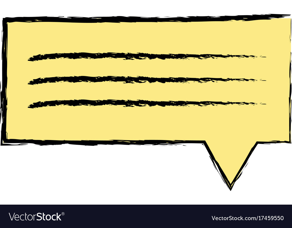 Chat bubble graphic text message Royalty Free Vector Image