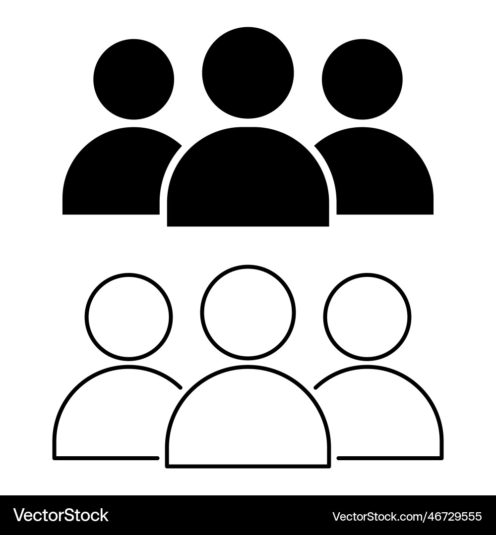 People icons design can use for web and mobile Vector Image