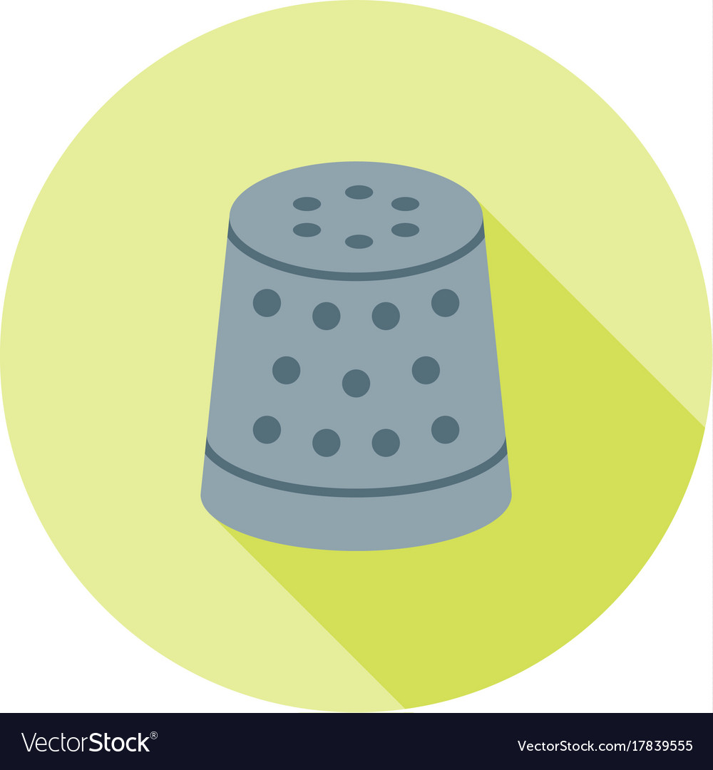 Thimble Royalty Free Vector Image - VectorStock