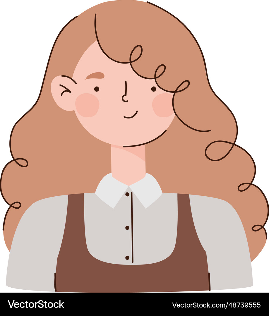 Woman portrait Royalty Free Vector Image - VectorStock