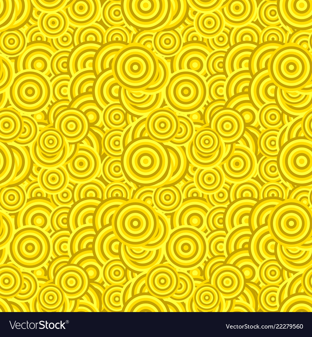 Abstract Seamless Concentric Circle Pattern Vector Image