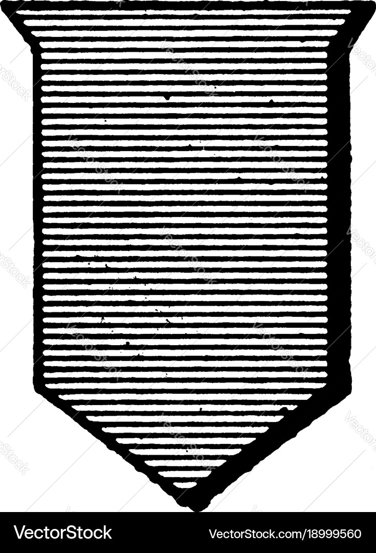 Azure shield color is a escutcheon emblazoned Vector Image