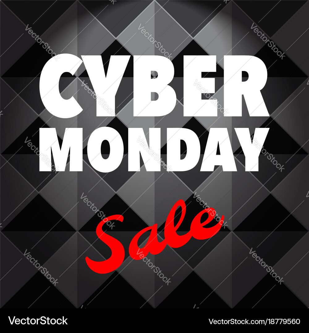 Cyber monday sale Royalty Free Vector Image - VectorStock