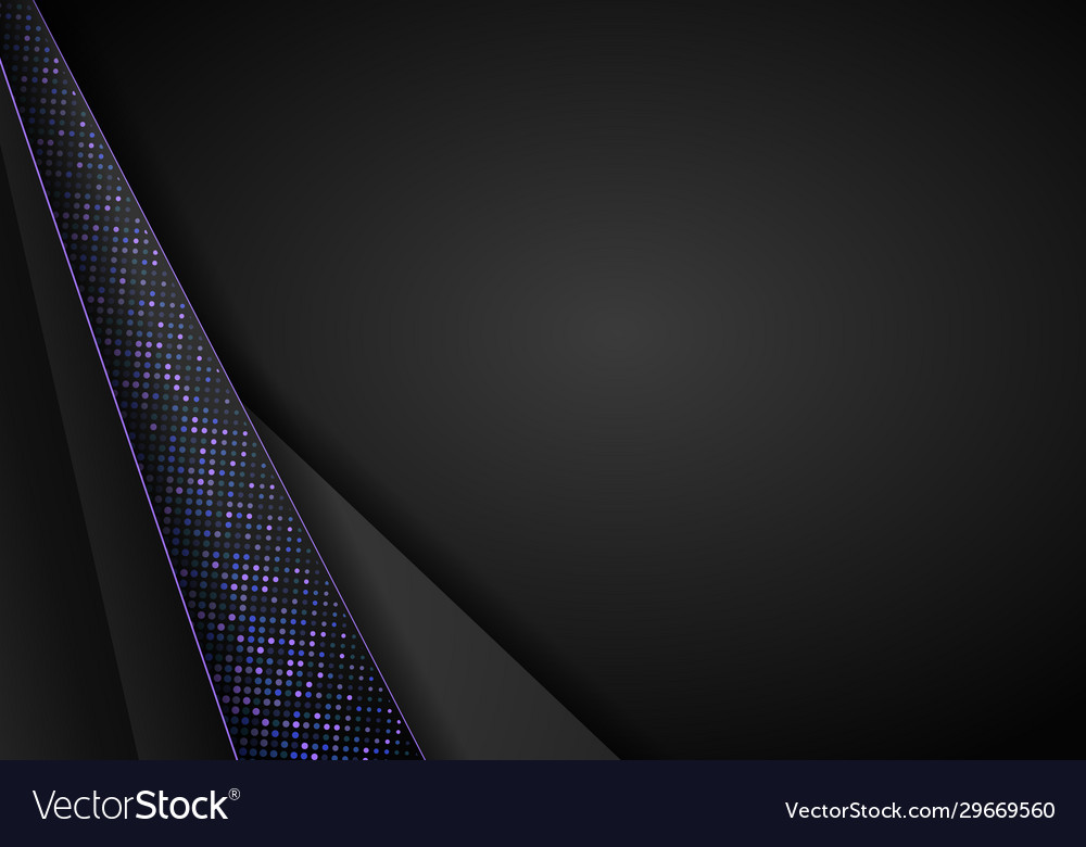 Dark abstract background with black overlap Vector Image Dark abstract background with black overlap Vector Image