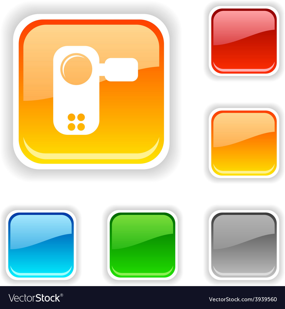 Video button Royalty Free Vector Image - VectorStock