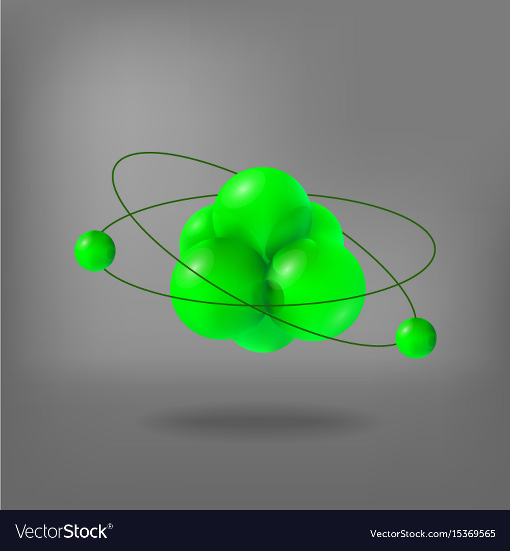 3d molecule structure Royalty Free Vector Image