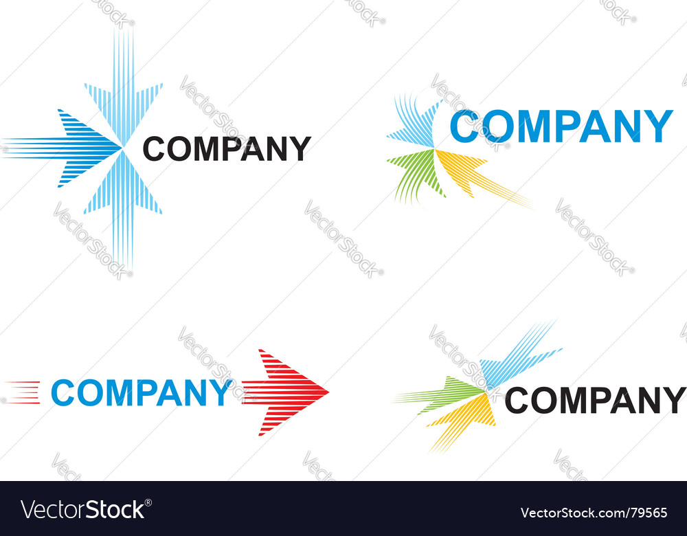 Arrow logos Royalty Free Vector Image - VectorStock