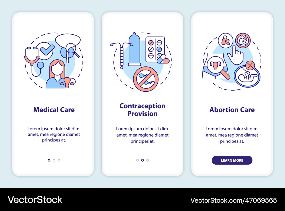 Sexual and reproductive health elements Royalty Free Vector