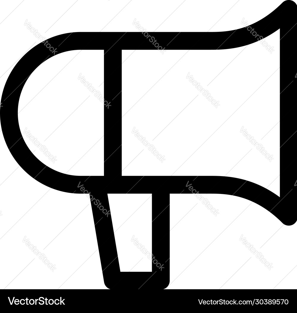 Announcement icon design loudspeaker megaphone Vector Image