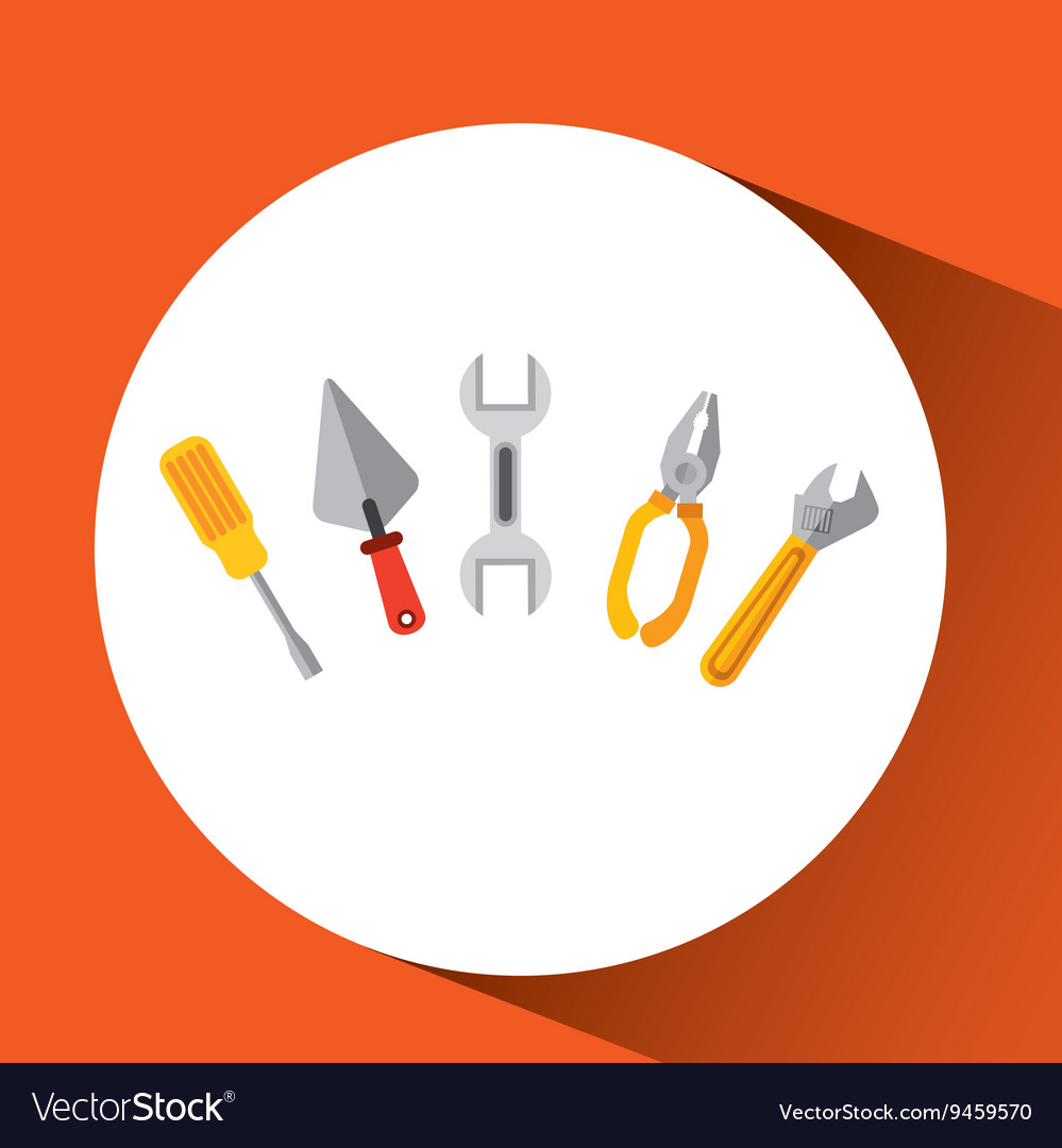 Construction tools design Royalty Free Vector Image