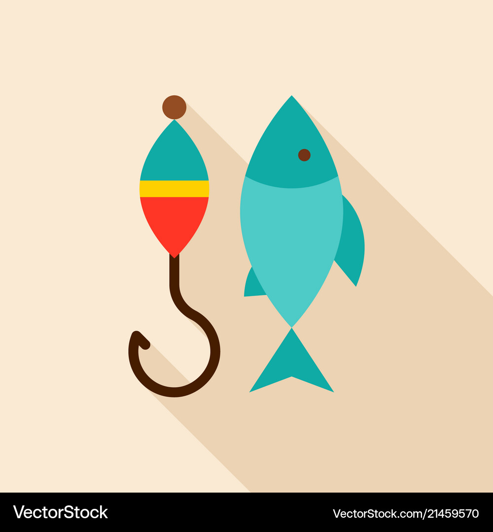 Fishing object icon Royalty Free Vector Image - VectorStock
