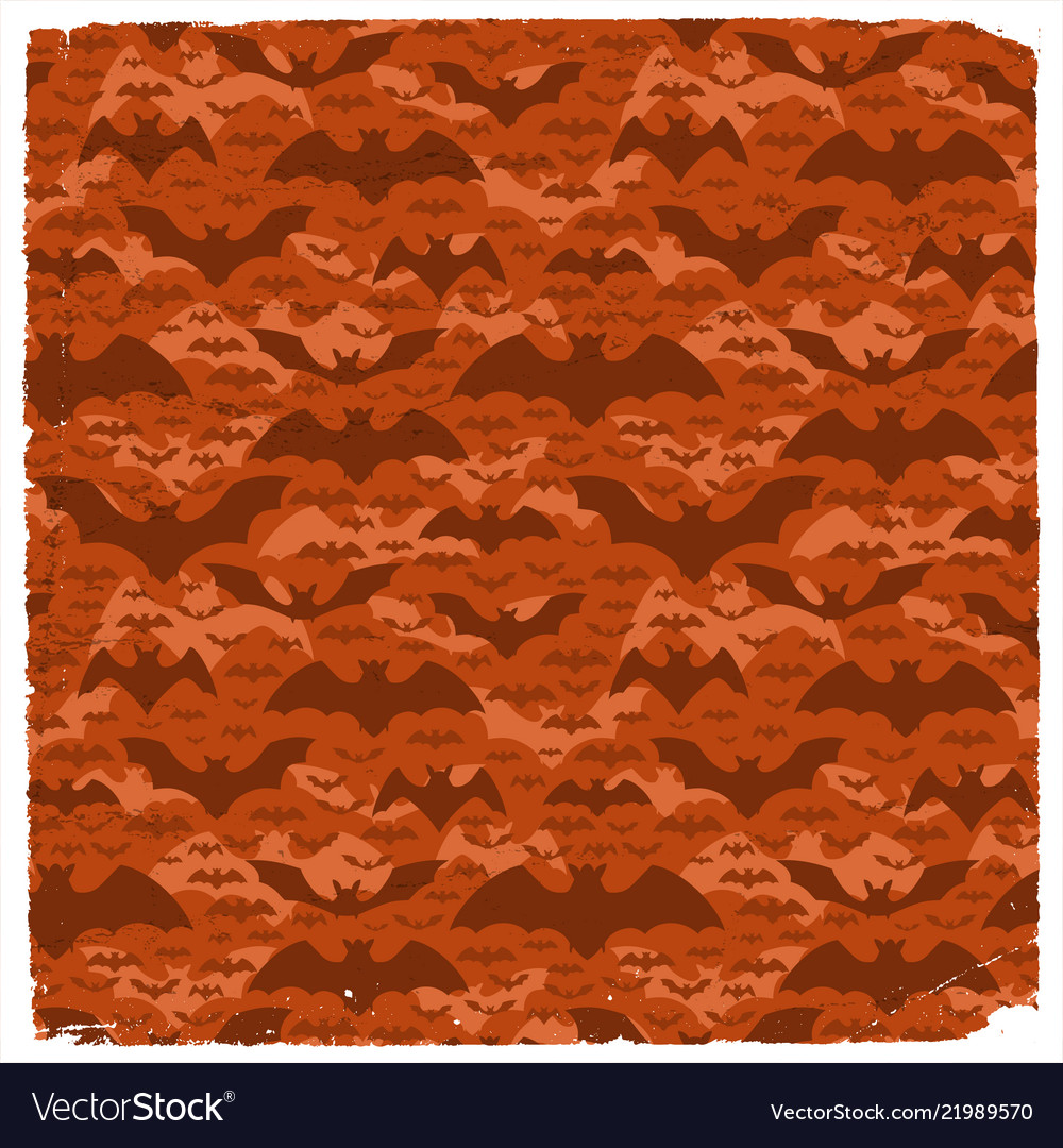 Halloween grunge pattern Royalty Free Vector Image