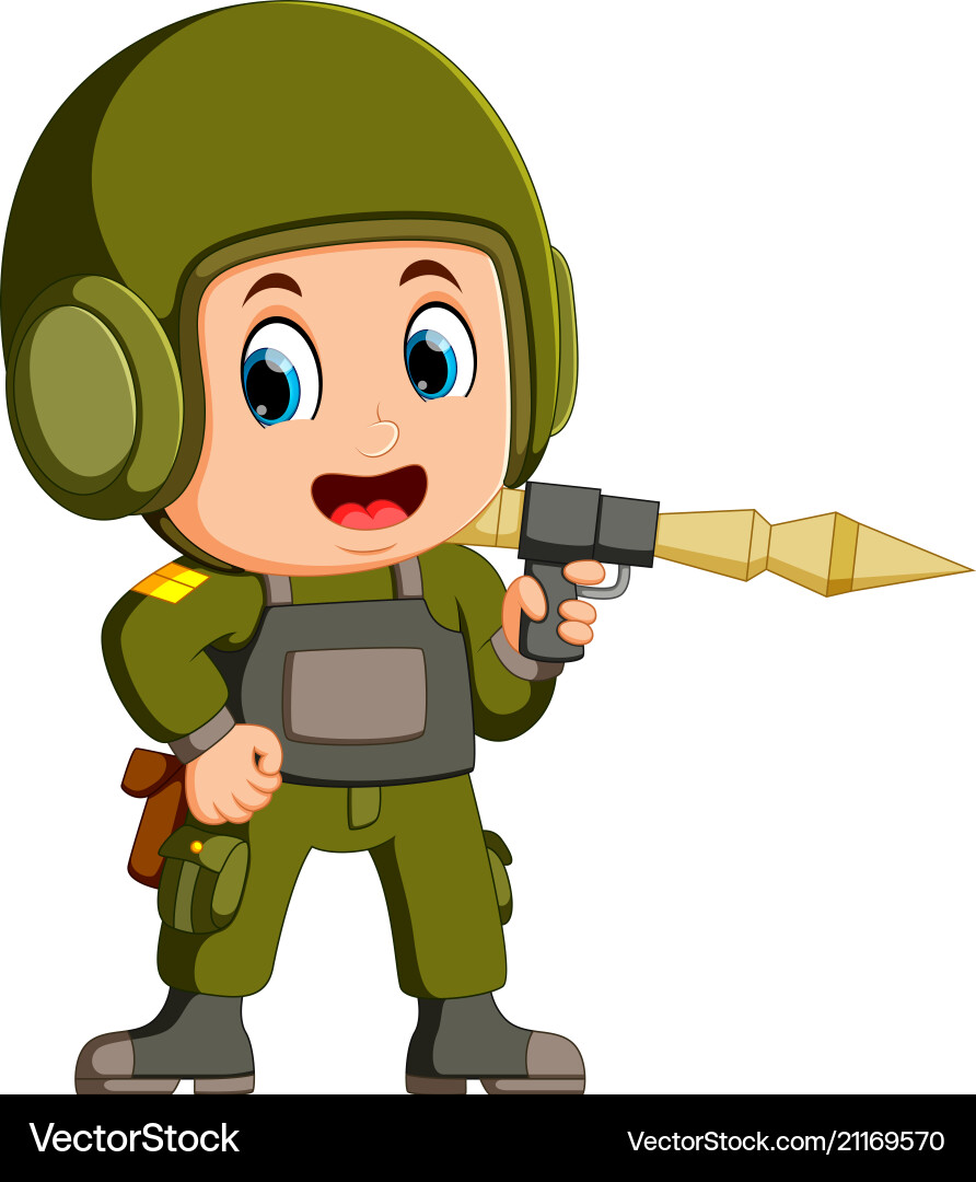Cartoon Rocket Launcher