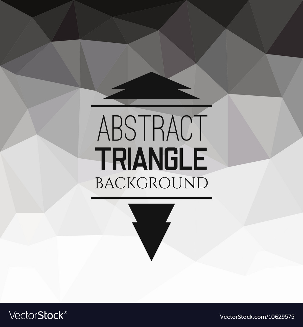 Abstract grey triangle pattern Royalty Free Vector Image