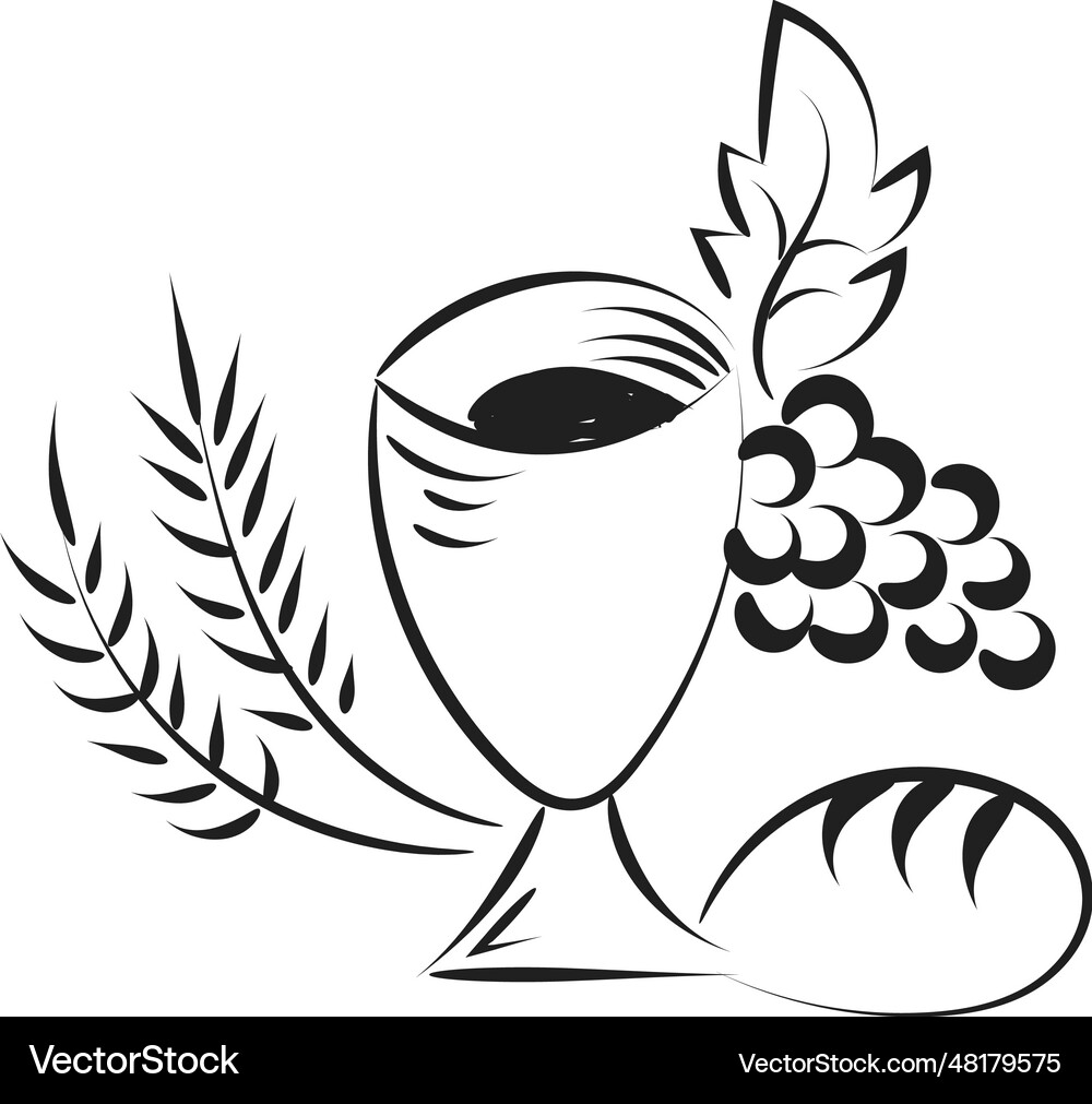 Christian symbol design for print Royalty Free Vector Image