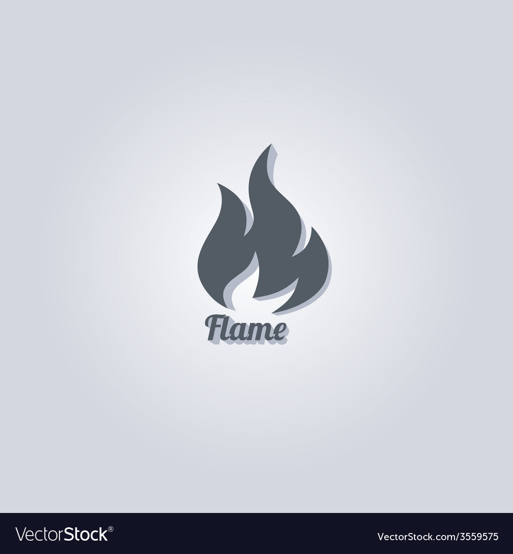 Hot fire Royalty Free Vector Image - VectorStock