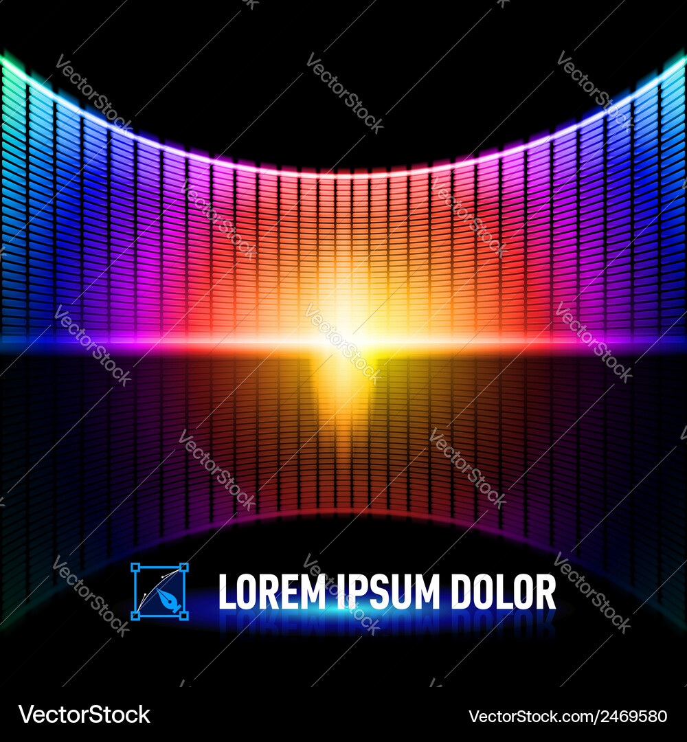 Color of music Royalty Free Vector Image - VectorStock