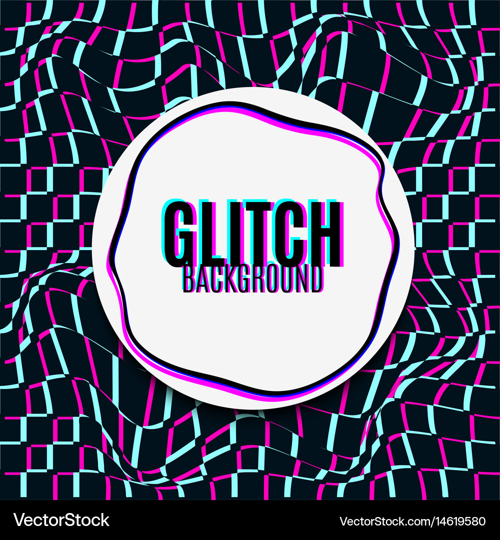 Glitch background Royalty Free Vector Image - VectorStock