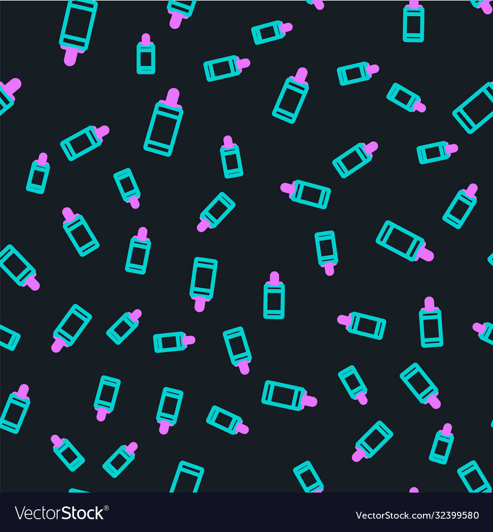 Line firework icon isolated seamless pattern Vector Image